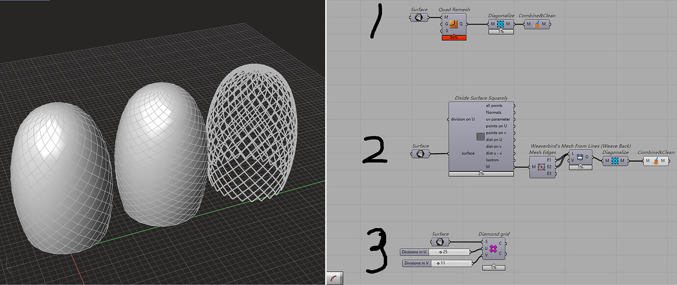 Constructing untrimmed surfaces within grasshopper without seam lines - Grasshopper - McNeel Forum