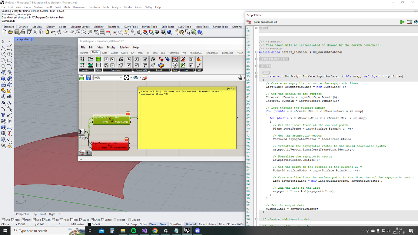 Using Chatgpt To Generate Surface Curvatures In Grasshopper C