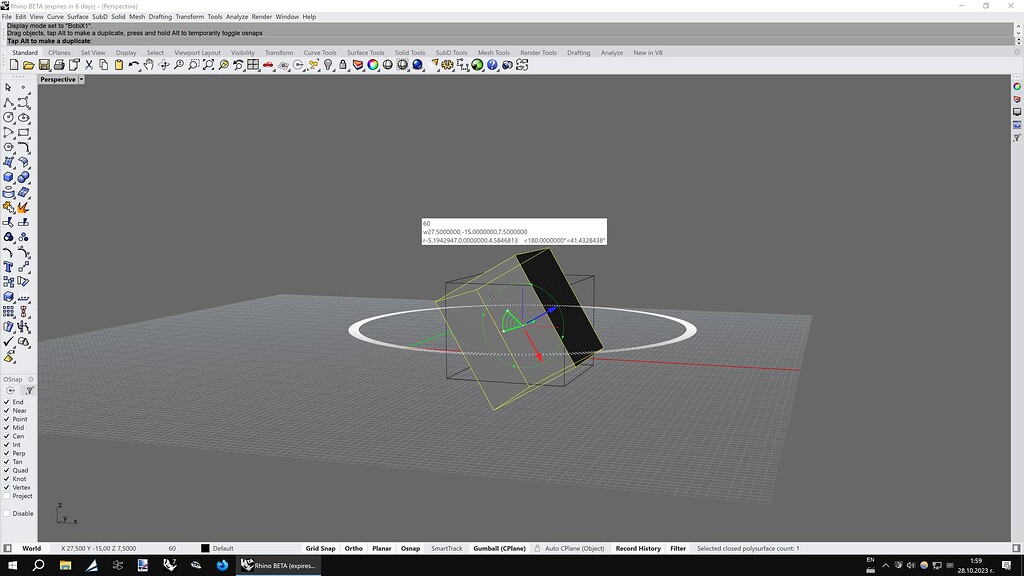 Wish: More intuitive Ortho angle dial lines - Serengeti (Rhino WIP ...