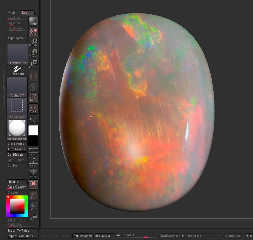 Rendering a texture of a picture on a mesh - Rendering - McNeel Forum