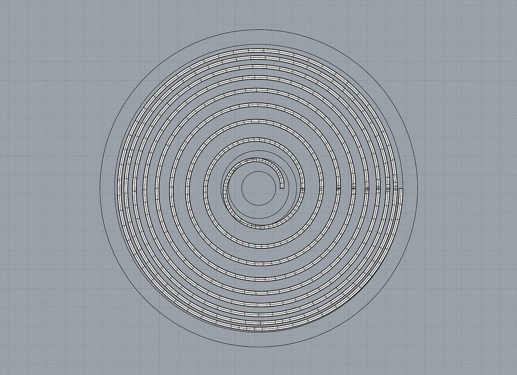 Flat Spiral Power Spring with Variable Pitch? - Grasshopper - McNeel Forum