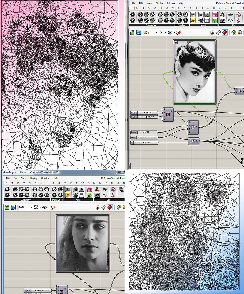 Gradient density frit pattern using Image Sample + Culling ...