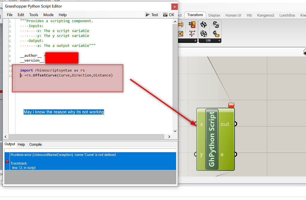 Simple Python Script Not Working Scripting McNeel Forum