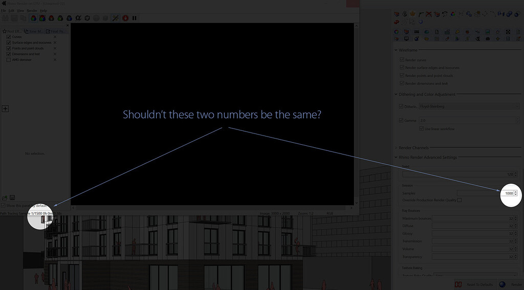 Different value in render settings vs render window - Rendering WIP ...