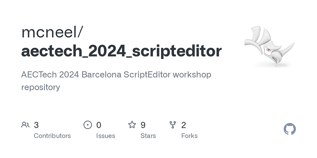 Scripting workshop leading by McNeel at AECtech + Barcelona - Scripting ... Scripting workshop leading by McNeel at AECtech + Barcelona - Scripting ...