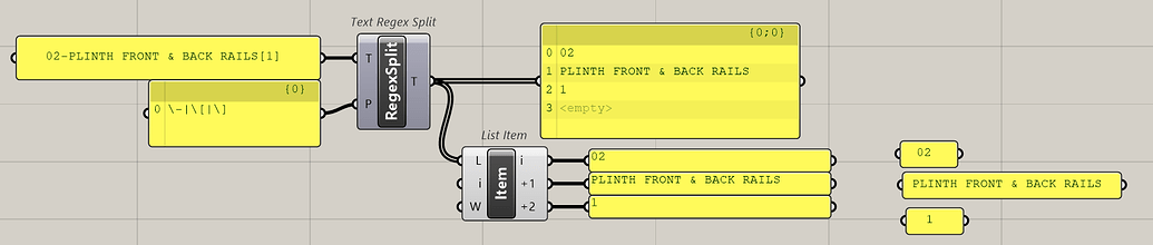 Regex split - Grasshopper - McNeel Forum