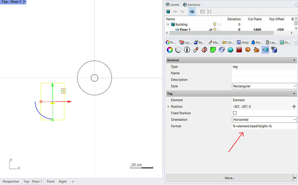 Tag for Grasshopper Style parameters - VisualARQ - McNeel Forum