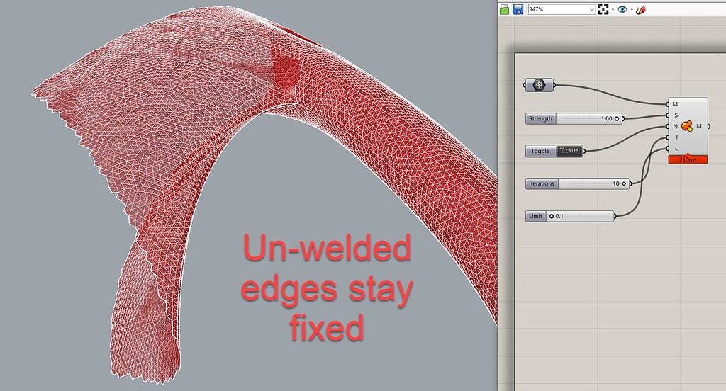 Mesh smoothing Rhino vs GH - Grasshopper - McNeel Forum
