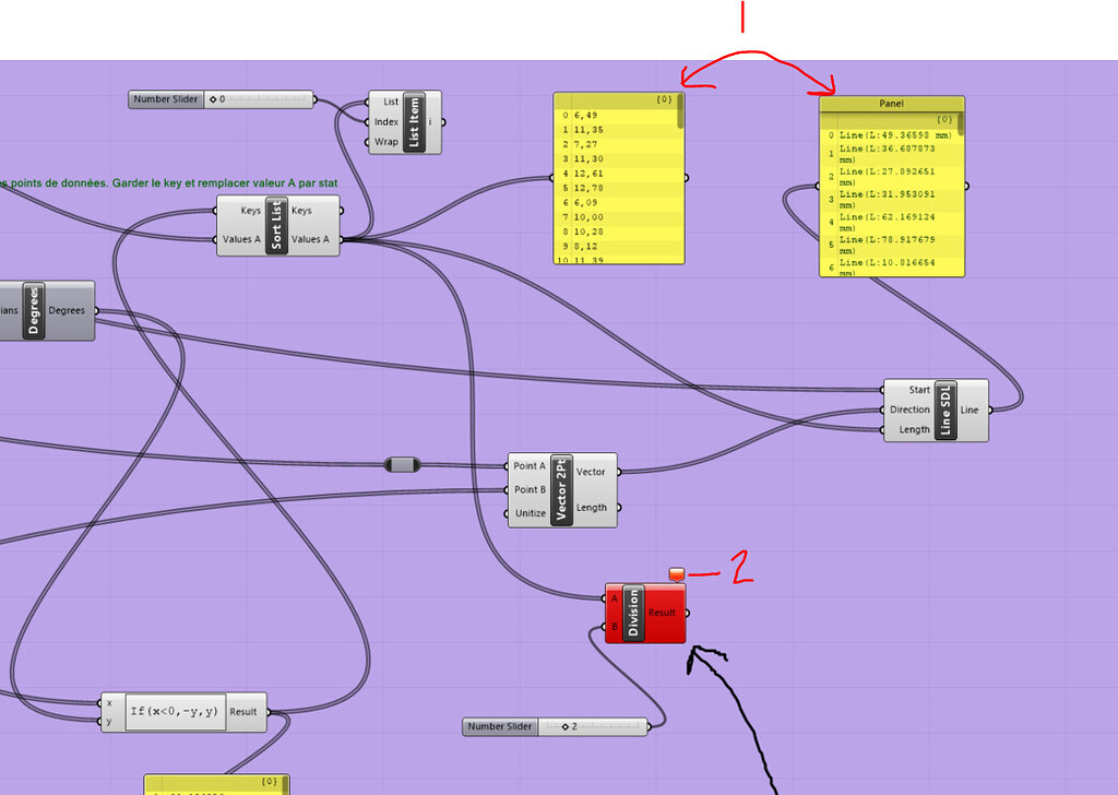 Length of Line SDL not matching input data from csv - Grasshopper ... Length of Line SDL not matching input data from csv - Grasshopper ...