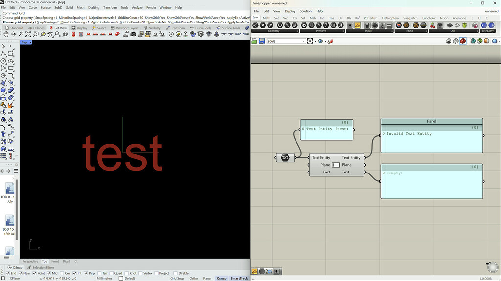 Text Entity Invalid in Rhino 8 SR10 Release Candidate 1 for Windows - Grasshopper - McNeel Forum