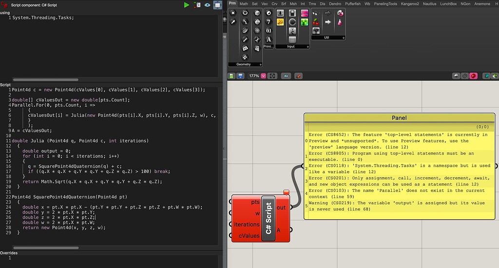 C Code Problem Very Very Confused Grasshopper Mcneel Forum 