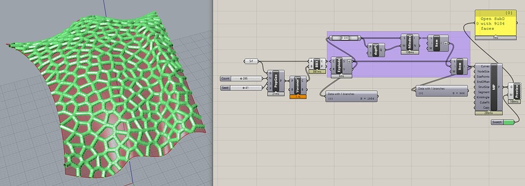 How to Constrain Voronoi Multipipe on Srf? - Grasshopper - McNeel Forum