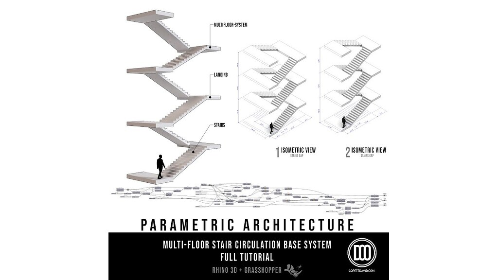Video Tutorial - Stair Circulation Tower System - Rhino + Grasshopper - Grasshopper - McNeel Forum