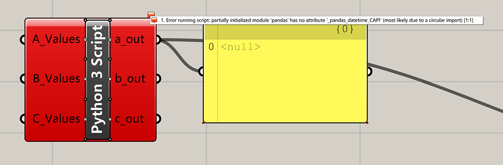 Error with Pandas on Laptop but Works on Desktop - Scripting - McNeel Forum