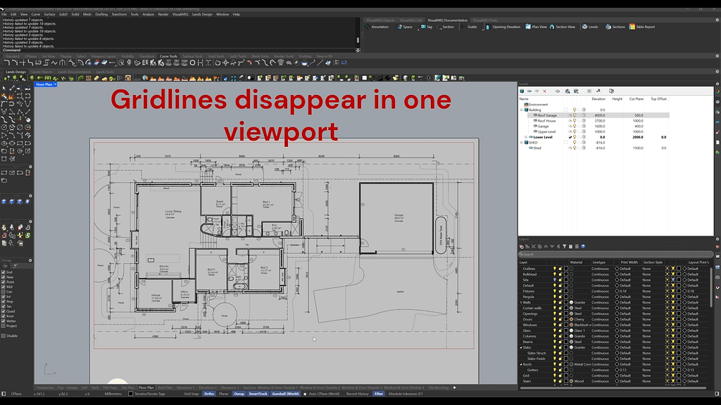 Visual ARQ3 Gridline issue in viewport - VisualARQ - McNeel Forum