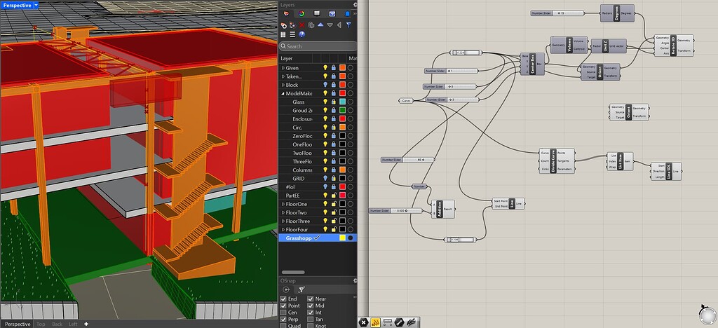 Array with point on curve - Grasshopper - McNeel Forum