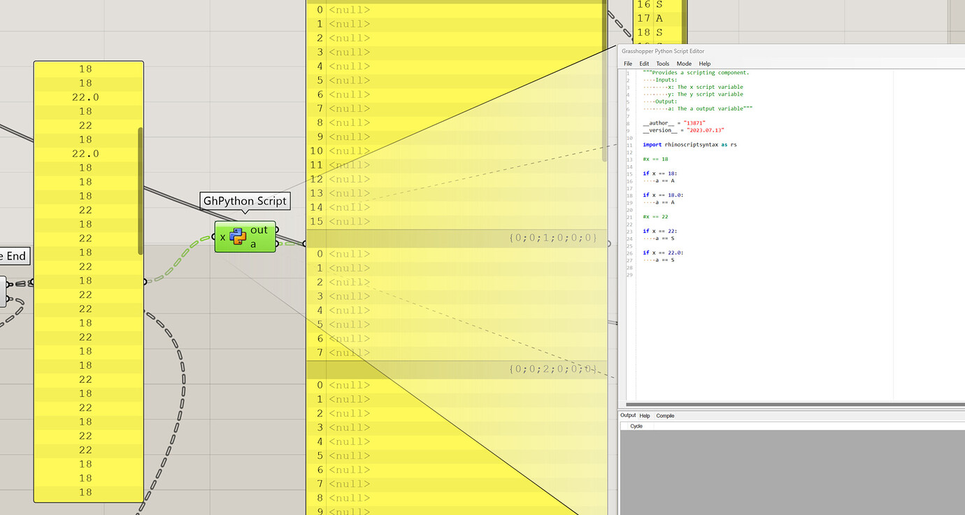 Python In Grasshopper Conditional If Print Statements Grasshopper