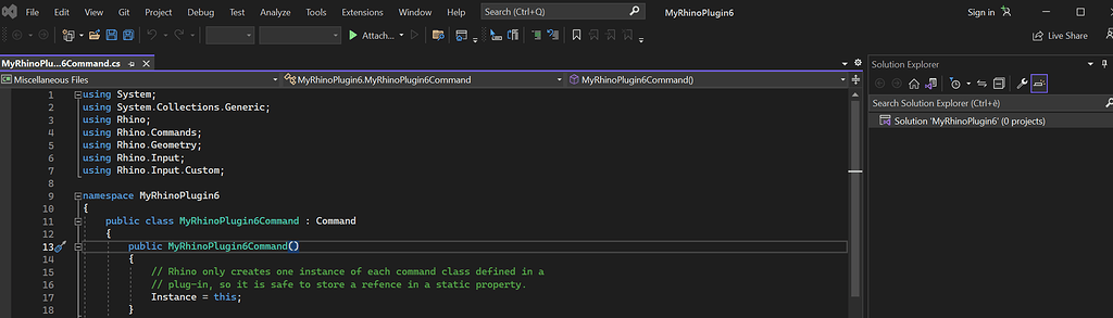 Help first steps debug Visual Studio 2022 - Rhino Developer - McNeel Forum Help first steps debug Visual Studio 2022 - Rhino Developer - McNeel Forum