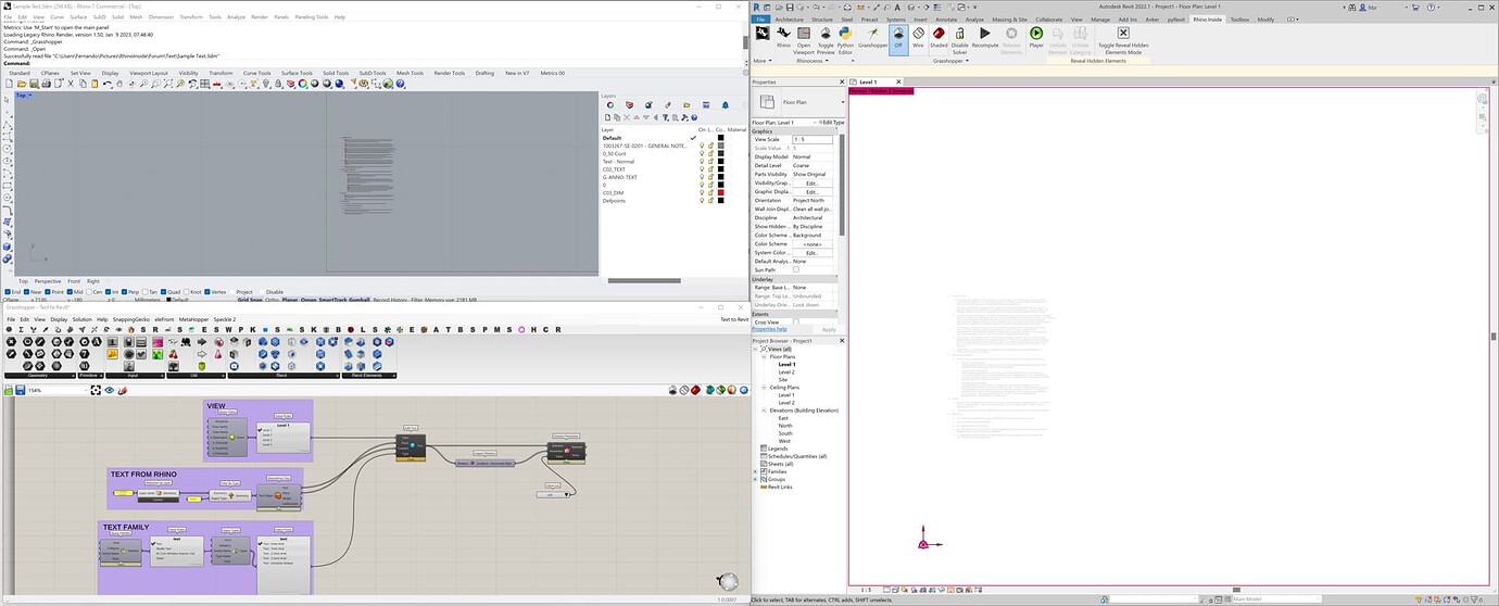 Convert CAD text to Revit Txt - Revit - McNeel Forum