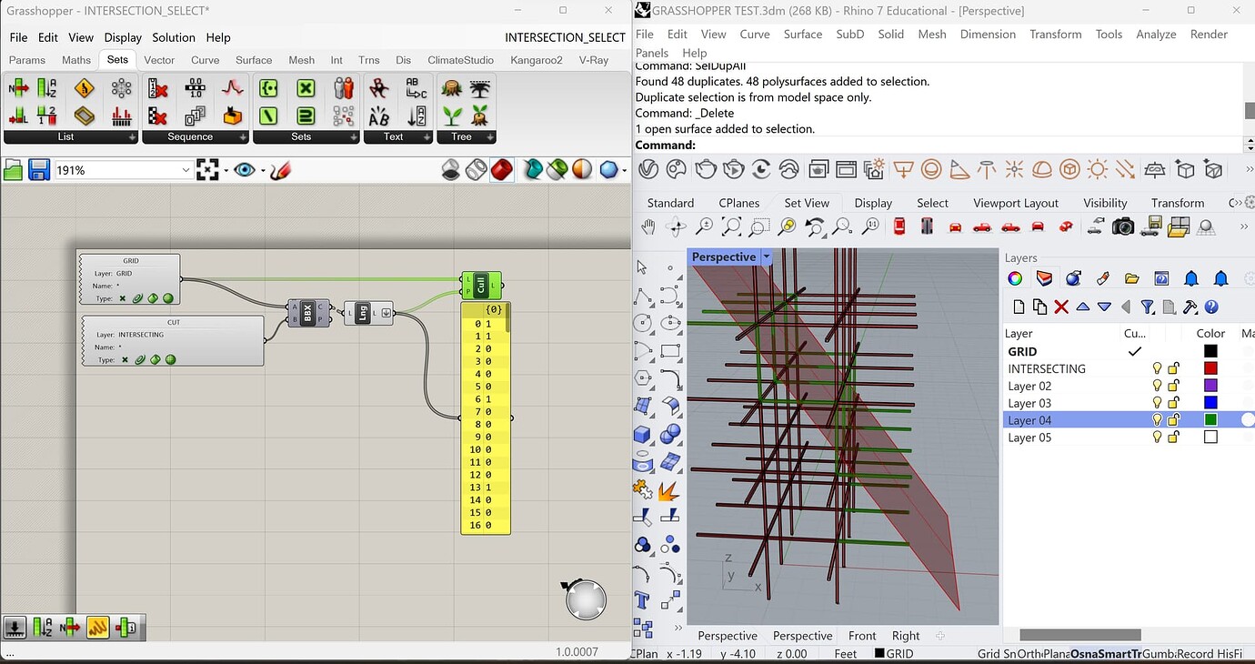 Delete Cull Pattern Selection - Grasshopper - McNeel Forum
