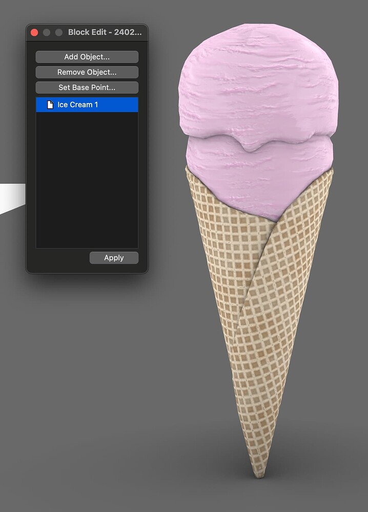 Block Edit render displaying differently than usual - Rendering - McNeel Forum