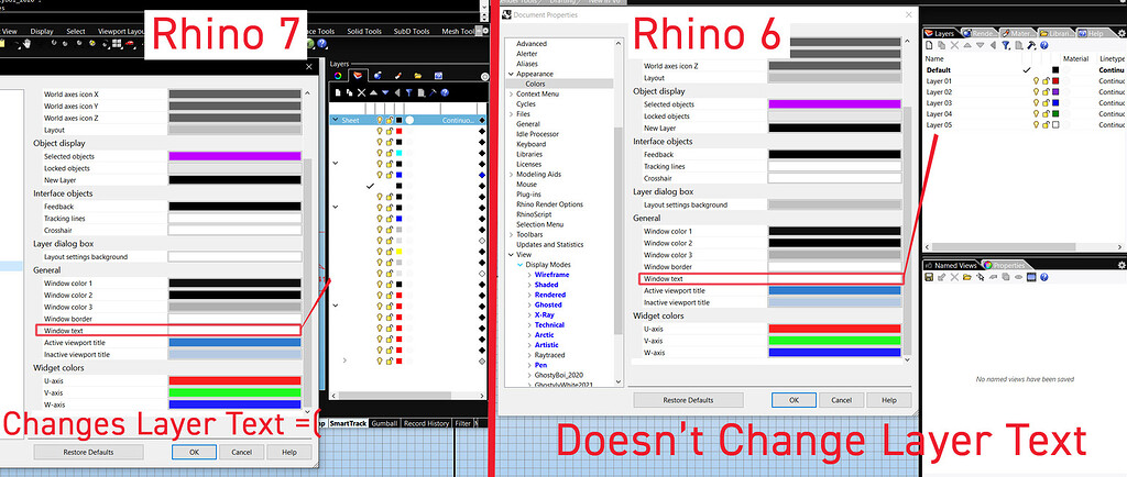 Appearance/Color UI issue - Rhino for Windows - McNeel Forum