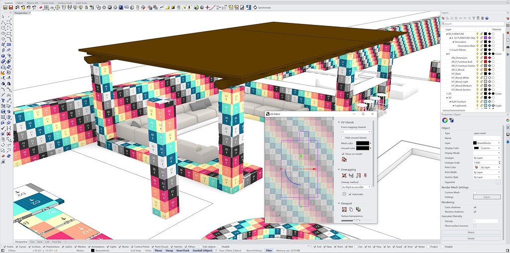 Match texture size of different mapping types - Rendering - McNeel Forum