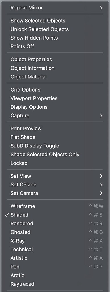 Right Click Drop Down Menu - Mac - McNeel Forum