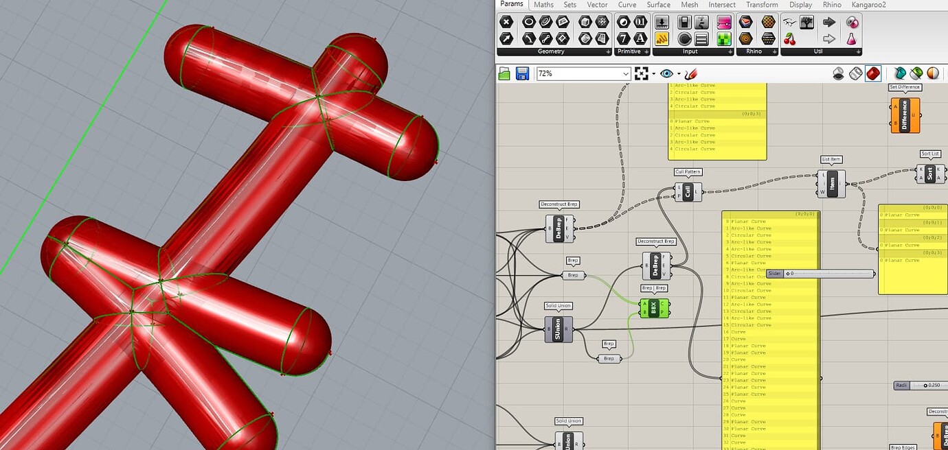 How to fillet edges of solid union intersections - Grasshopper - McNeel Forum