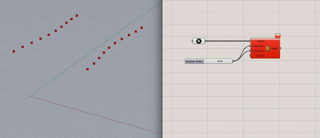 Mesh through points - Grasshopper - McNeel Forum