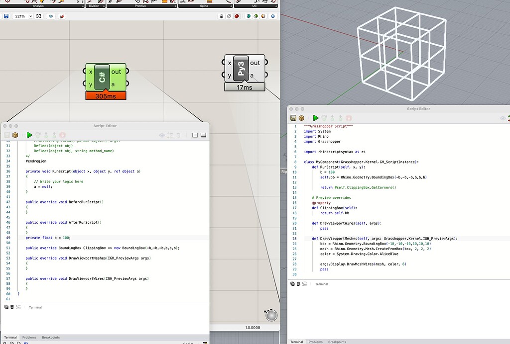 Clipping box does not work in custom preview component with python 3? - Grasshopper Developer ...