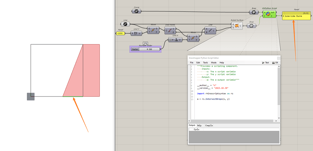 Unexpected Behavious Of Ghpython Command Intersectbreps Grasshopper Mcneel Forum