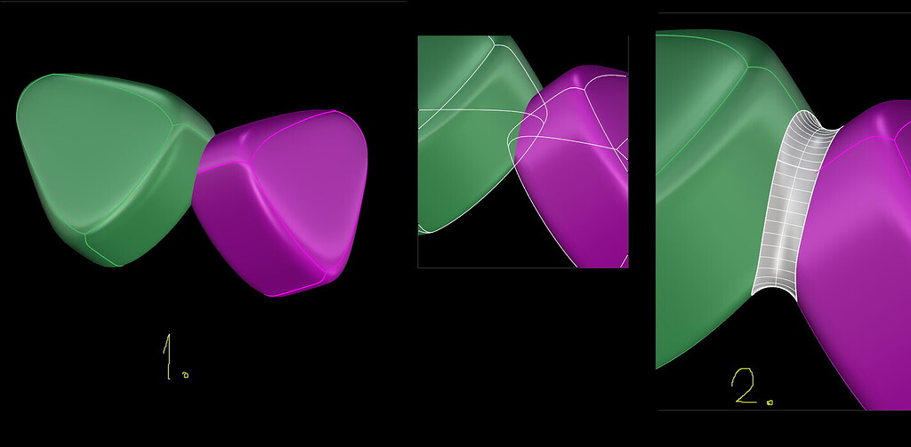 Two SUBD or Polysurface in one oparation TANGENT fillet? - SubD - McNeel Forum