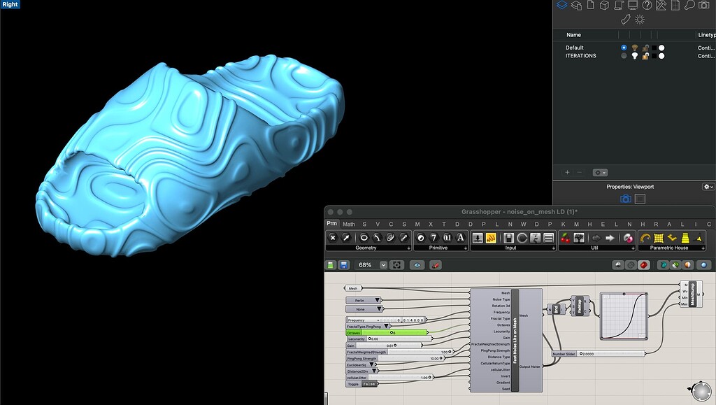 Footwear Design - Organic Pattern on Mesh - Grasshopper - McNeel Forum