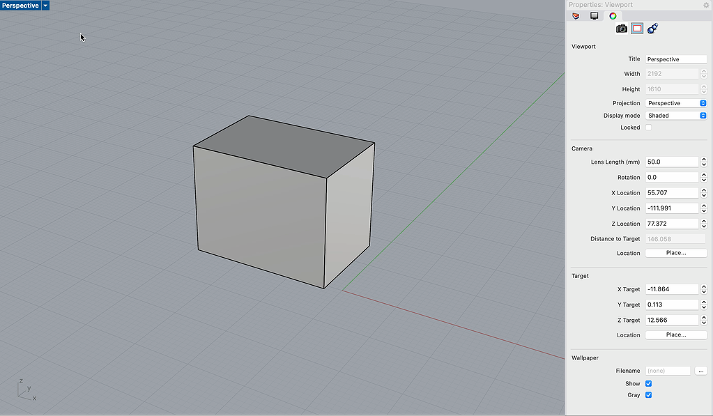 BUG – rendered view w/ parallel projection - Serengeti (Rhino WIP) - McNeel Forum