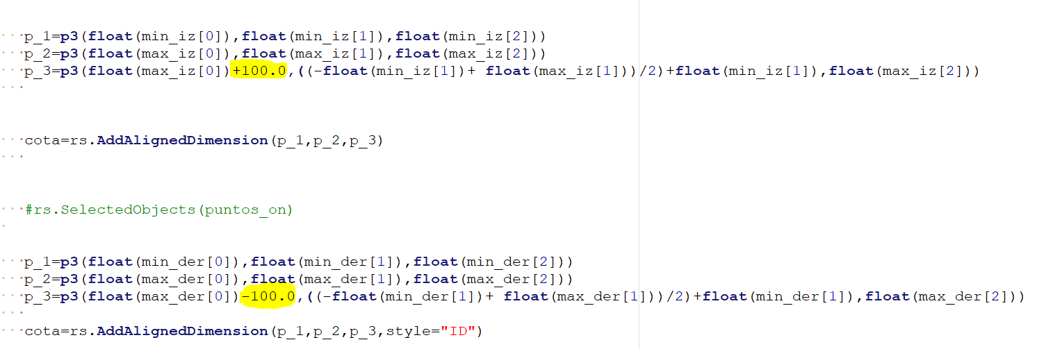Dimension problem - Scripting - McNeel Forum