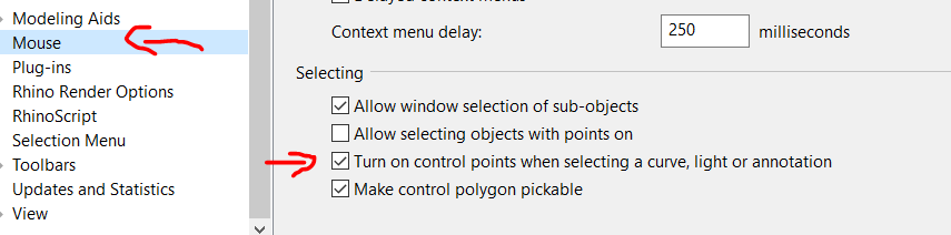 How To Hide Control Points In Rhino 7 Rhino For Windows McNeel Forum