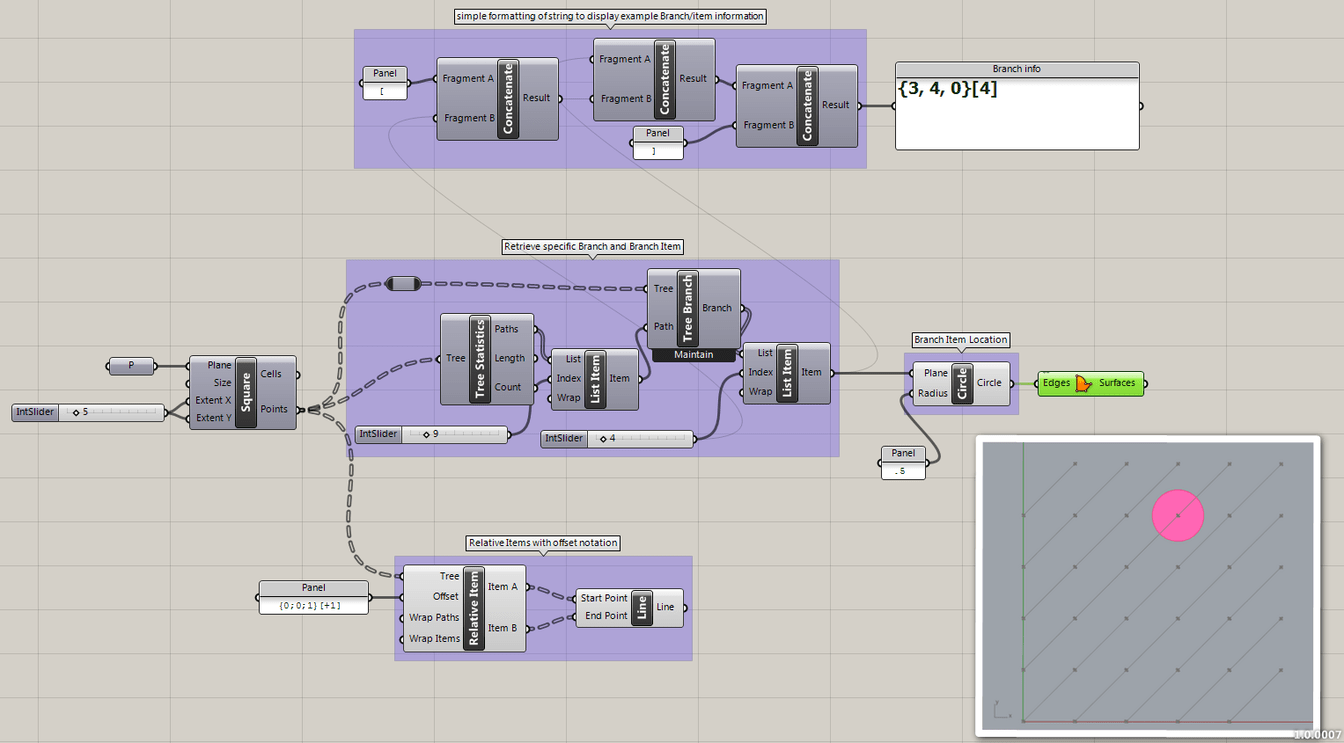 Select a specific item in data tree - Grasshopper - McNeel Forum