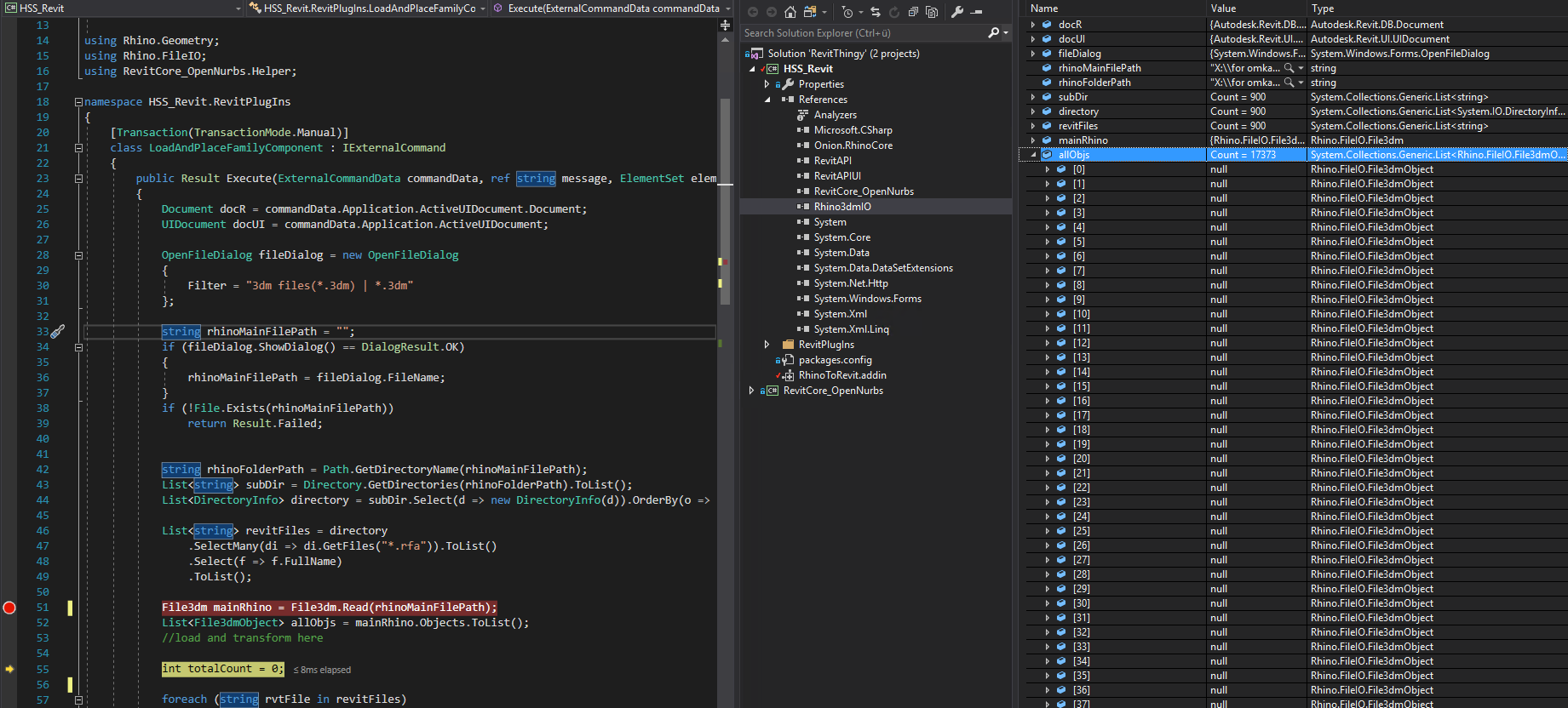 Rhino3dmIO File3dm Objects ToList Returns The Right Count But With