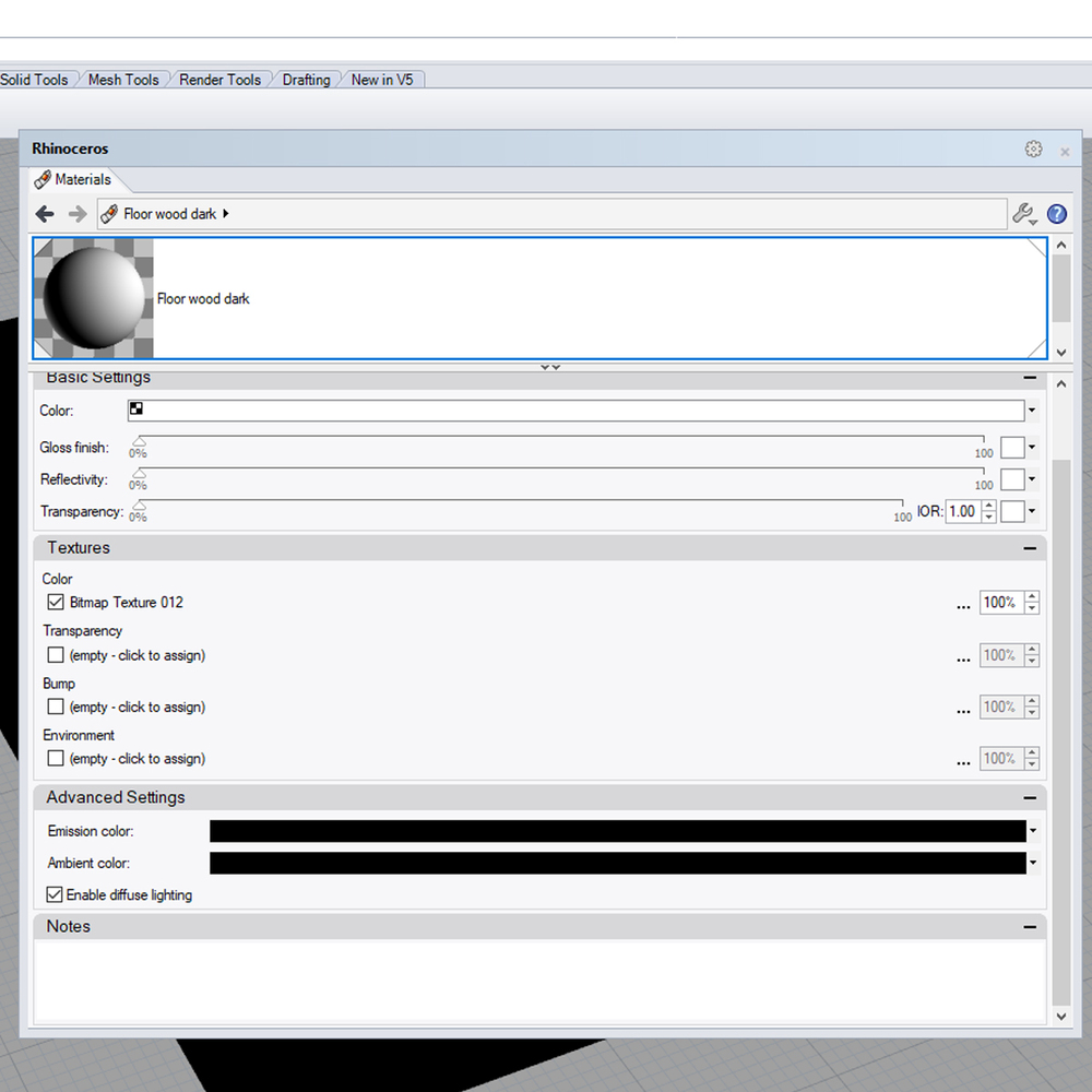 Rhino 6 Material Library - Material editor is pointing to an online ...