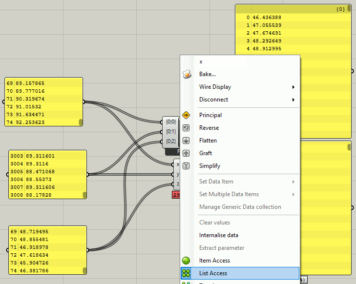 Combining Three Lists In A Single List Using Python Or By Any Other Function Grasshopper 