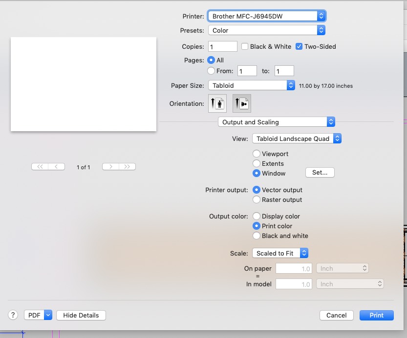 Layouts Printing Blank To Preview PDF Actual Printer Serengeti