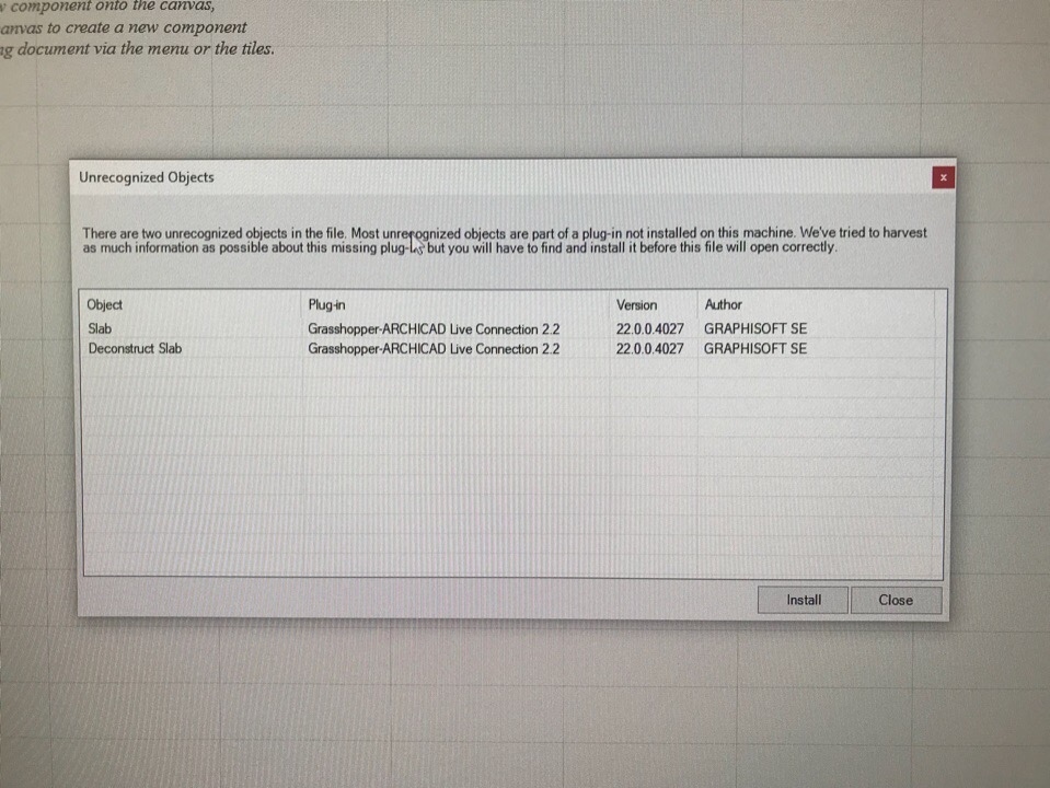 ArchiCAD Live Connection - connection problem - Grasshopper - McNeel Forum