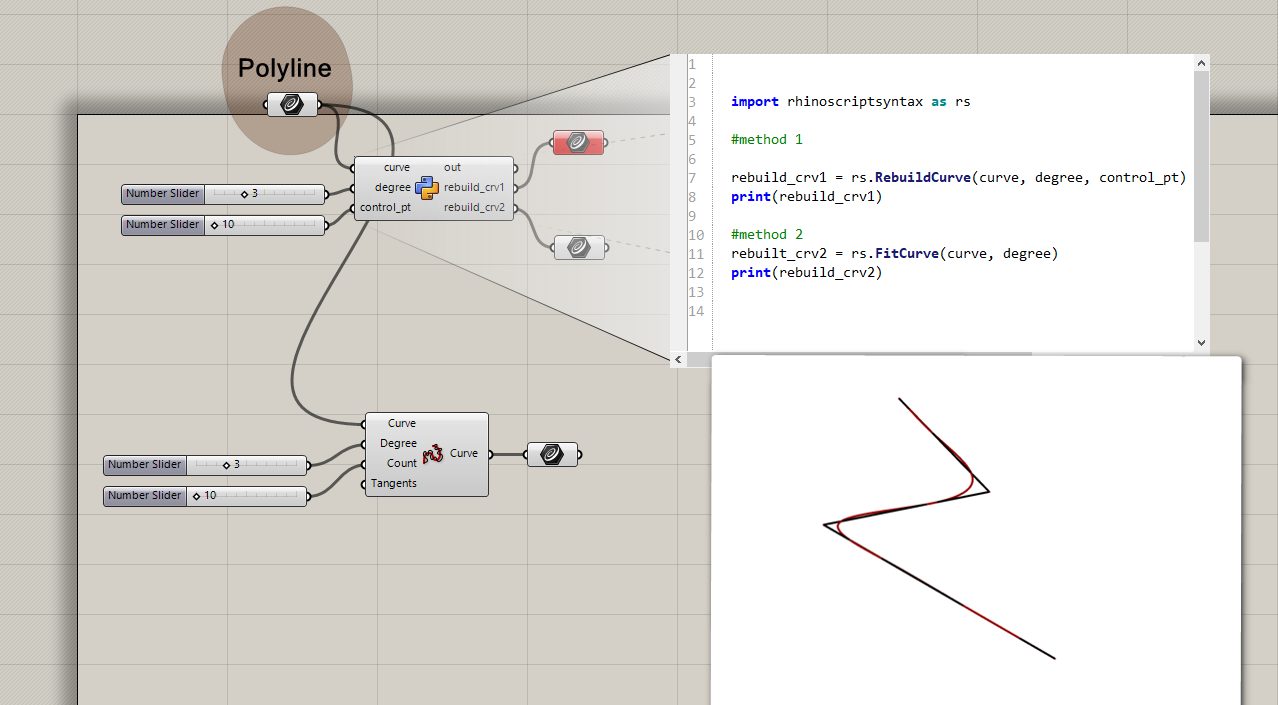 Rebuild polyline with rhinoscriptsyntax (GhPython) - Grasshopper Developer - McNeel Forum