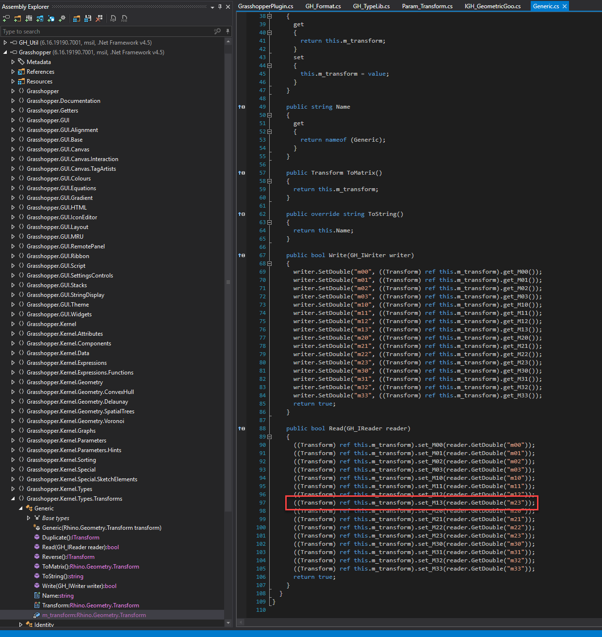 Transform component bug - Grasshopper Developer - McNeel Forum