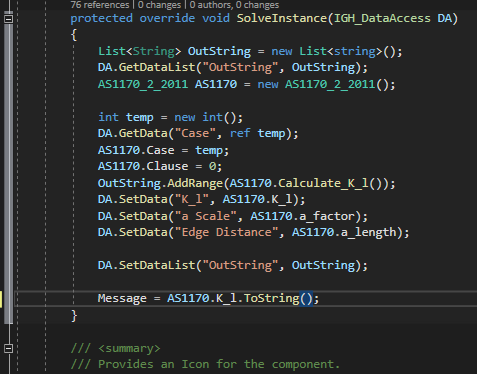 Grasshopper component signature through Visual Studio (for dummies) - Grasshopper Developer ...