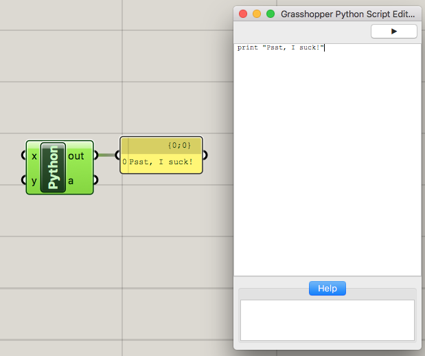 Grasshopper Python Editor even a bigger mess in the latest WIP! - Mac ...