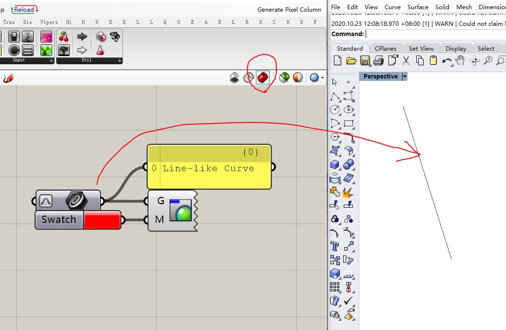 Preview button cannot change curve color display - Grasshopper - McNeel Forum