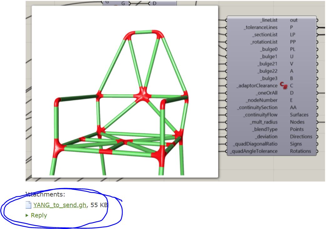To create construction joints after using "Pipe" command - Grasshopper ...