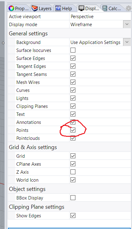 Points not visible - Rhino for Windows - McNeel Forum